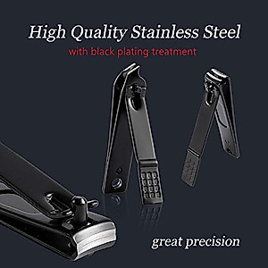 Manicure Set Personal Care Nail Clippers Kit 8 In 1 Stainless Steel Professional Pedicure Set Grooming kits Gift for Dady Men Husband Boyfriend Women with Luxurious Travel Case