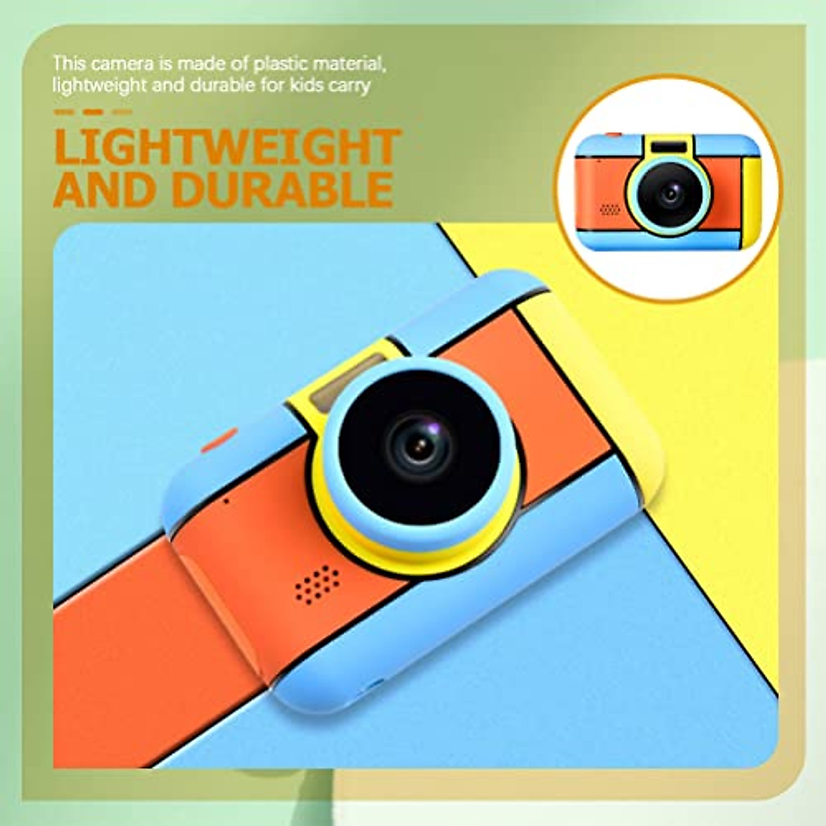 Mobestech Digital Camera Digital Camera Kids Camera Digital Children Cameras Kids Selfie Camera Mini Video Camera Pocket Camera Children Birthday Gift Without Small Camera Kid Toys