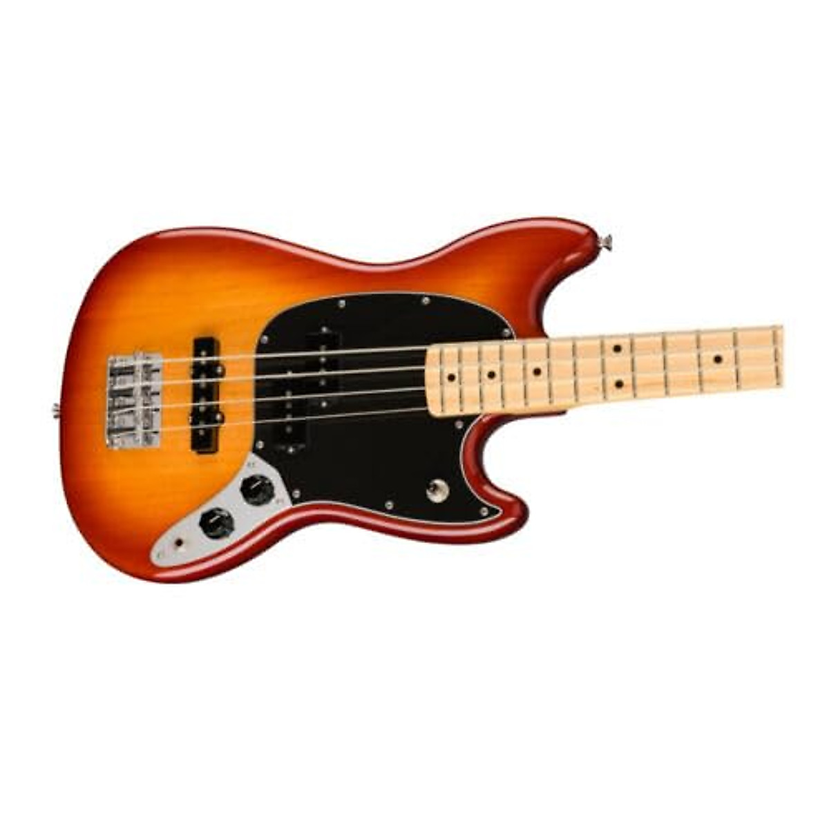 Fender Player Mustang Bass, Sienna Sunburst, Maple Fingerboard