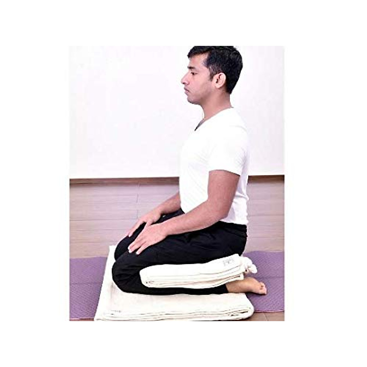 Iyengar Cotton Yoga Blanket Set of Four,Iyengar Yoga Blanket, Handwoven Yoga Blanket, Cotton Yoga Blanket, Restorative Yoga, Blanket for Yoga