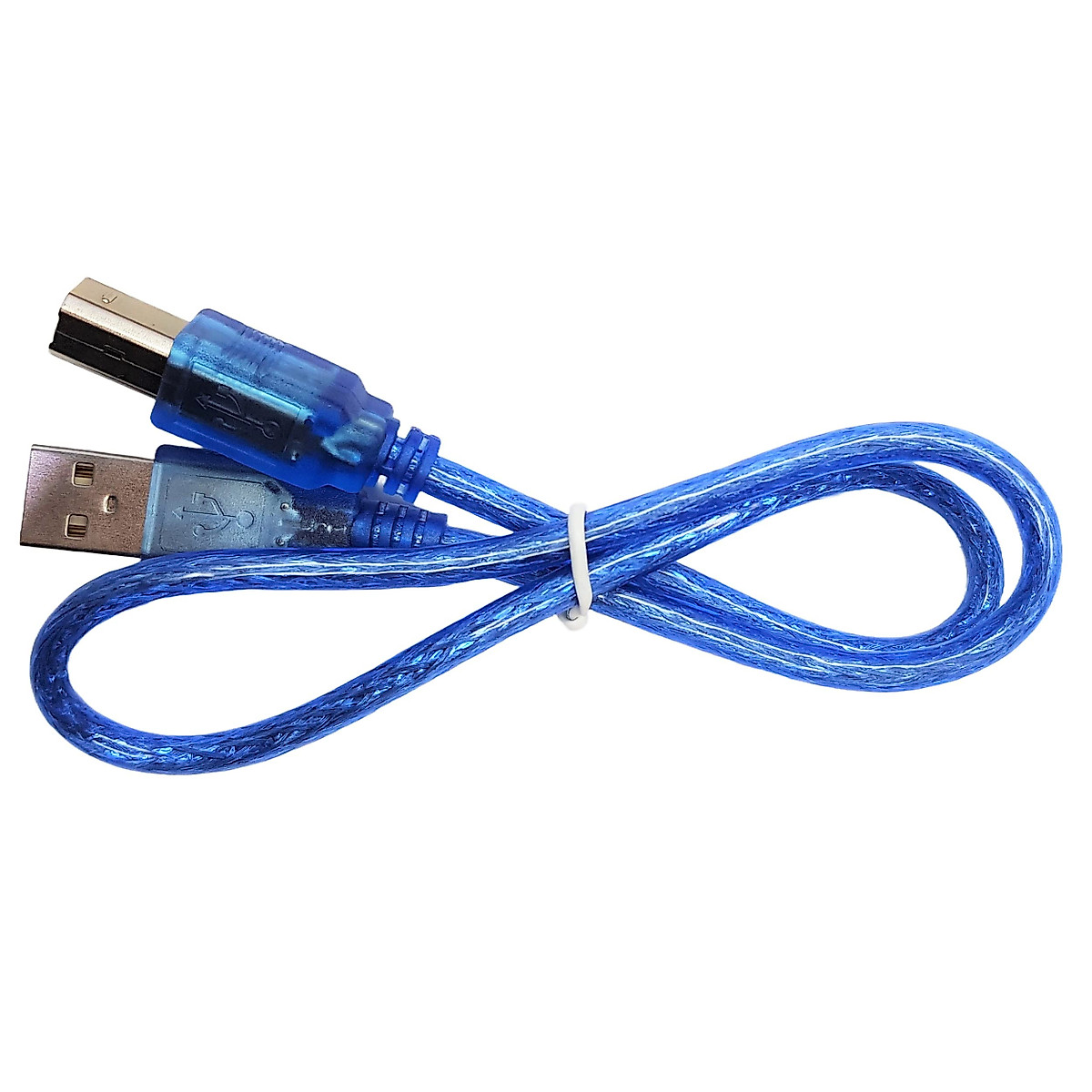 DIYables USB Cable for Arduino Uno Mega, USB 2.0 Cable Type A/B, 2 Pieces