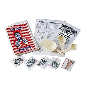 6112 Great Northern Popcorn Red Foundation Top Popcorn Popper Machine, 4 Ounce