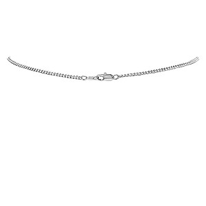 Rosemarie's Religious Gifts Women's Sterling Silver Saint Christopher Protect This Athlete Sports Medal Pendant Necklace, 18" (Lacrosse)