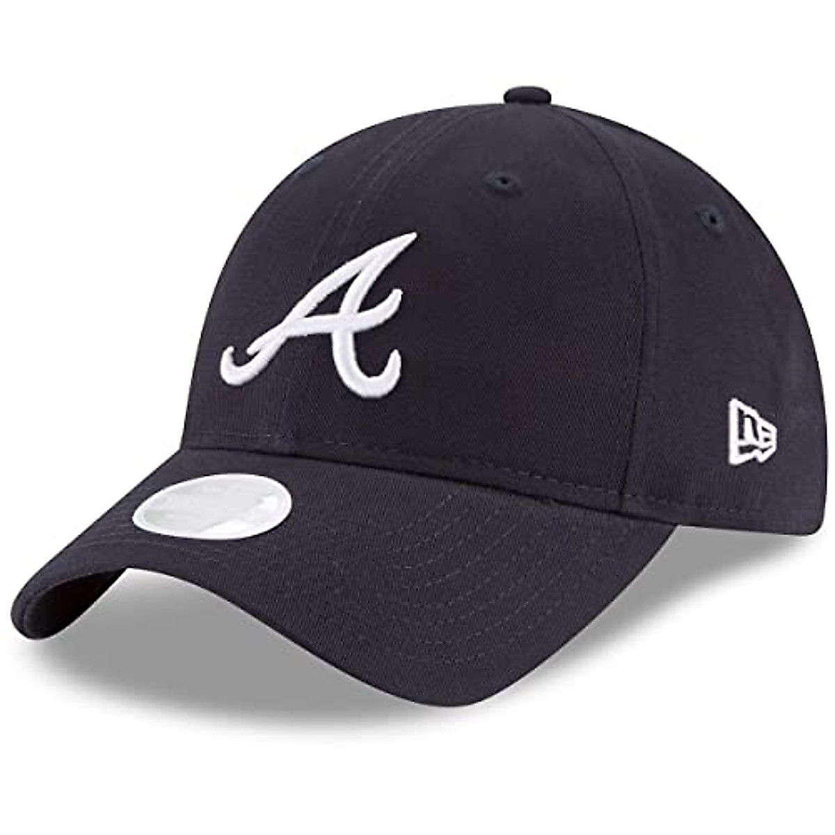 New Era MLB Women's Core Classic 9TWENTY Adjustable Hat Cap One Size Fits All (Atlanta Braves)