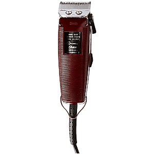 Oster Fast Feed Hair Clipper with Whisper-Quiet Motor, and Cryogen-X Blade Adjusts from (Size 000) to Medium Length (Size 1), Lightweight and Ergonomically Designed