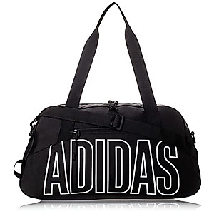 adidas Graphic Duffel, Black/White, One Size