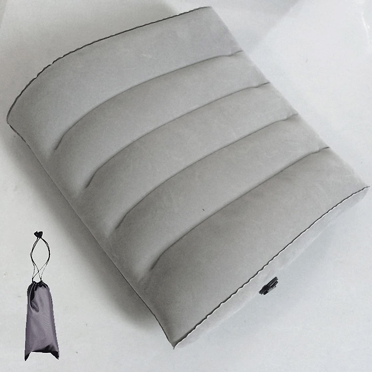 MYRRHE Travel Pillows， Portable Ultralight Inflatable Pillow PVC Sleep Cushion Office Travel Bedroom Hiking Collapsible Waist