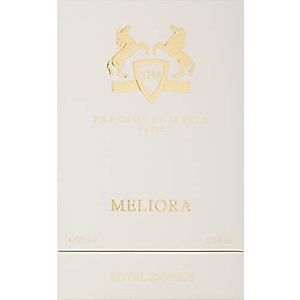 PARFUMS DE MARLY - Meliora - 2.5 Fl Oz - Eau De Parfum For Women - Top notes Red Berries, Raspberry, Lemon essence - Heart notes Rose, Ylang-Ylang, Jasmine Tea - Base notes Vanilla, Musk - 75ml