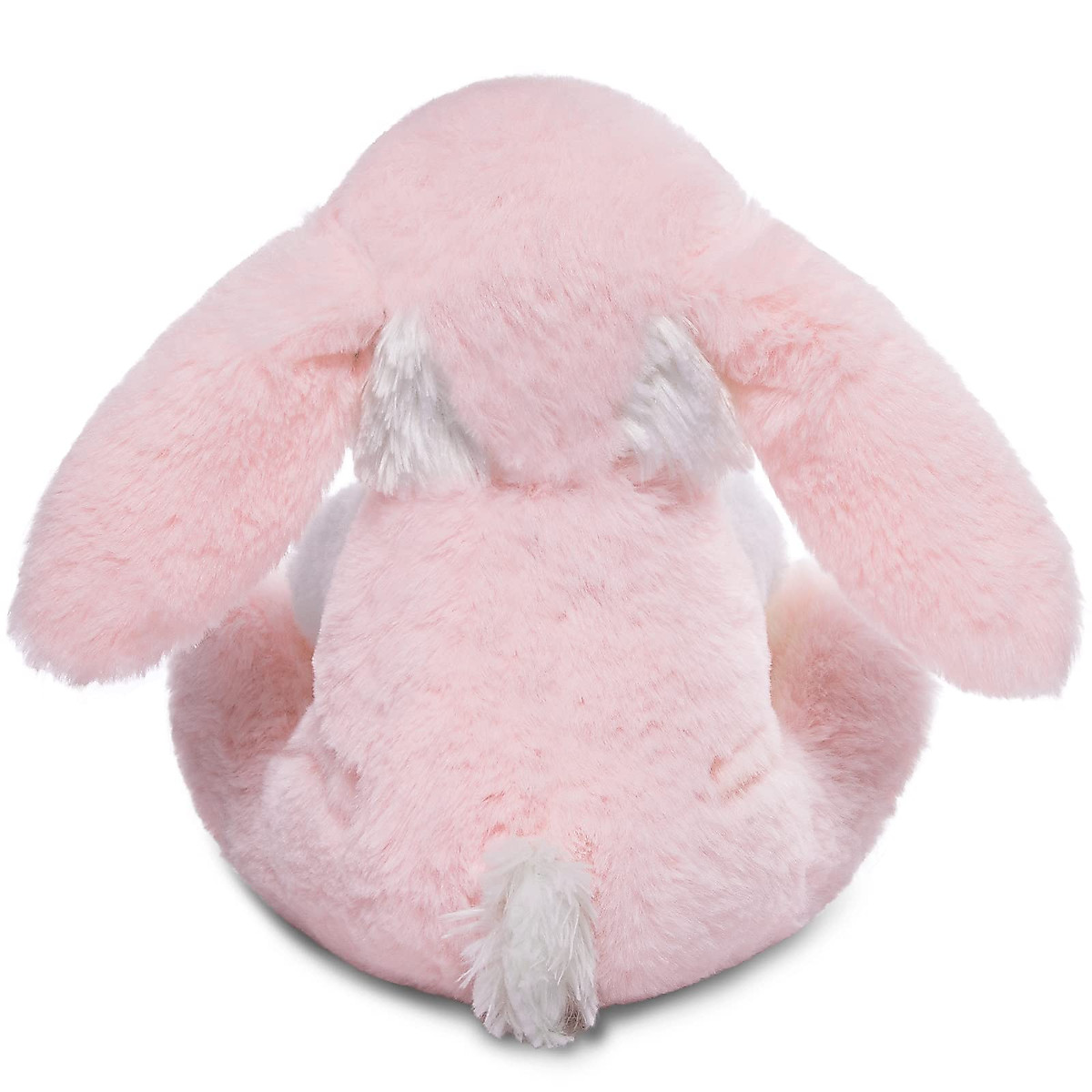 Nleio Bunny Stuffed Animal, 8.5" Plush Bunny Rabbit Stuffed Animals with Floppy Ears, Cuddly Soft Plush Toys Huggable & Washable, Easter Birthday Gift for Babies Toddlers Kids Boys Girls (Pink)