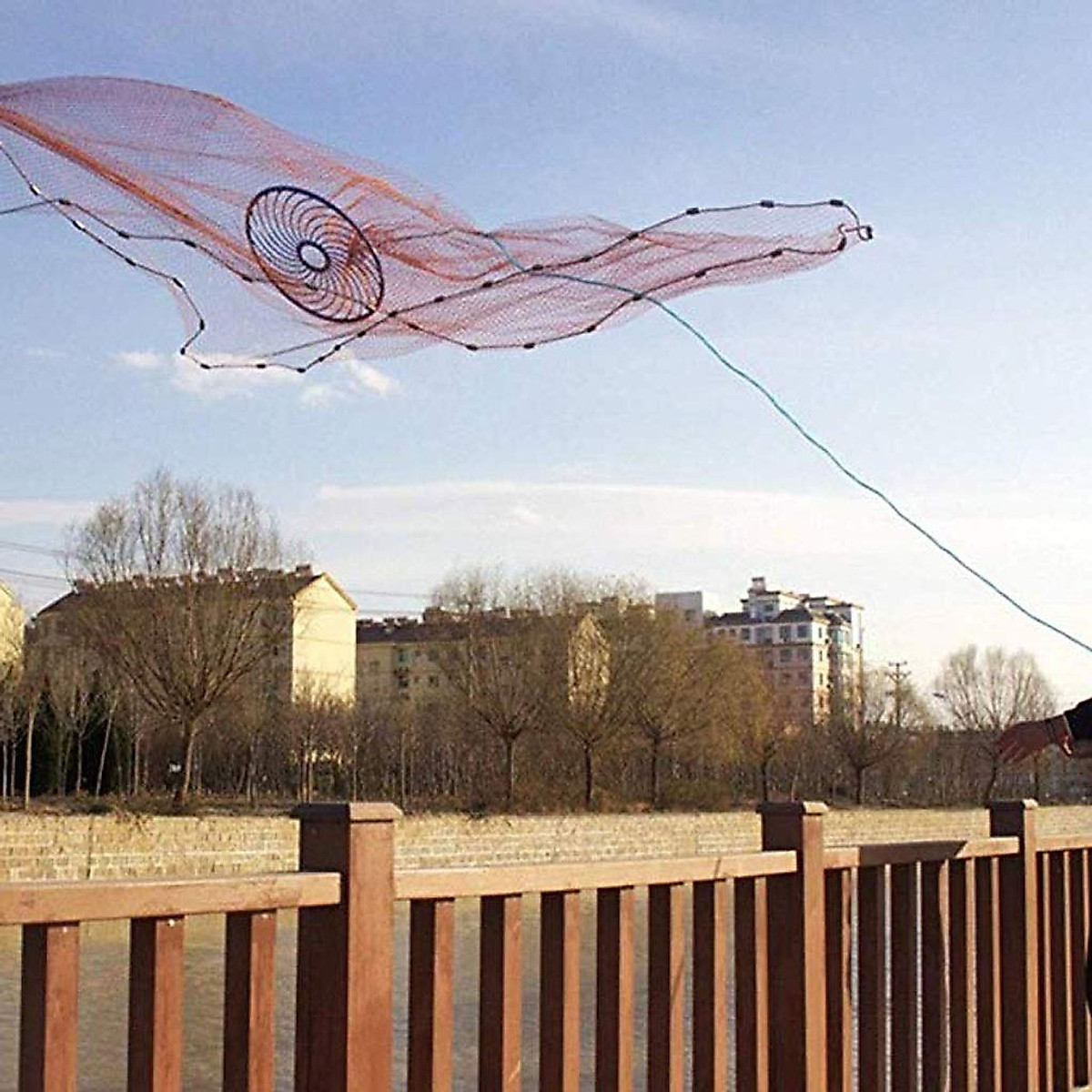 Zjnhl Fishing Equipment/Fishing Net Automatic Fishing Artifact, A Variety of Materials, A Variety (Material : Plumb bob, Size : Height 2.4m) (Color : Steel Pendant, Size : Height 3.6m)