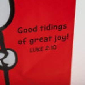 Peanuts Medium Specialty Gift Bag - Christmas - Good Tidings of Great Joy