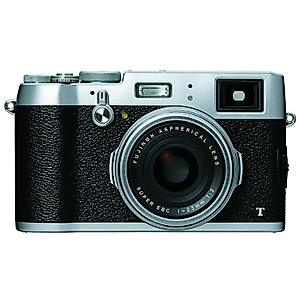 FUJIFILM premium compact digital camera X100T Silver FX-X100T S [International Version, No Warranty]