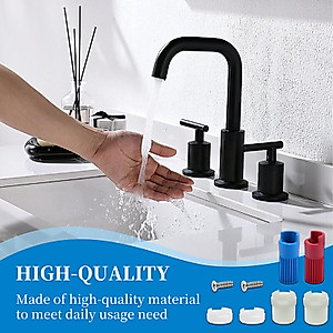 97479 Faucet Stem Extension Kit Compatible with Moen Monticello Widespread Bathroom Sink Faucet Part, Bathroom Faucet Cartridge Replacement Parts for Moen Stem Extension