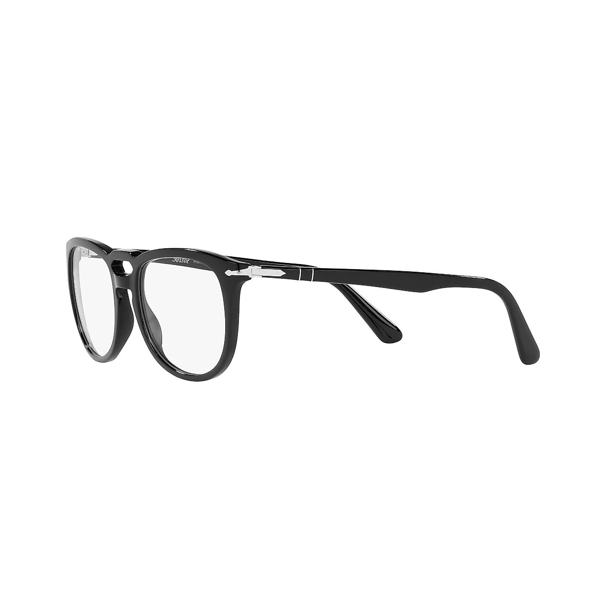 Persol PO3278V Square Prescription Eyewear Frames, Black/Demo Lens, 51 mm