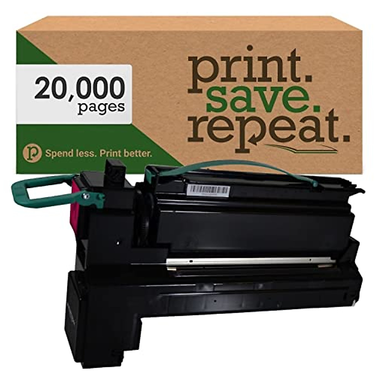 Print.Save.Repeat. Lexmark X792X1MG Magenta Extra High Yield Remanufactured Toner Cartridge for X792 Laser Printer [20,000 Pages]