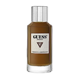 GUESS Originals Type 3 Tobacco & Amberwood Eau de Parfum Perfume Spray For Unisex 3.4 Fl. Oz.