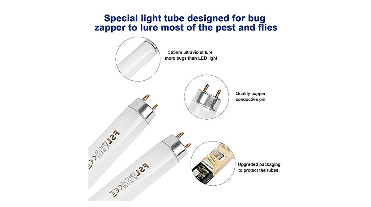 Ultraviolet Tubes 10W for Effective Bug Zapping
