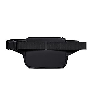 ODODOS 2L Belt Bag for Women Men, Crossbody Fanny Packs with Adjustable Strap Waist Pouch for Workout Hiking Running Travel, Black