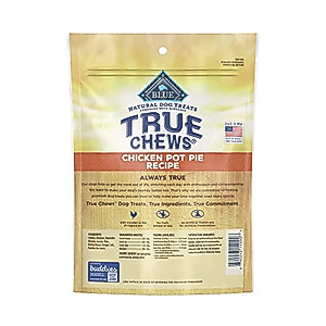 Blue Buffalo True Chews Premium Natural Dog Treats, Chicken Pot Pie 12 oz bag