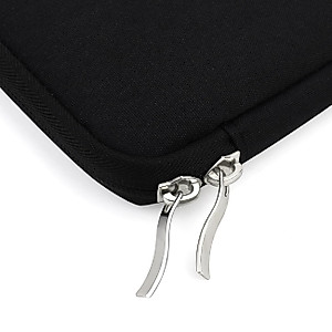 Arisase 13-Inch Laptop Sleeve Case with Handle for 2024-2022 MacBook Air 13.6" with M3 M2 Chip(Model:A2681) & MacBook Pro 13.3" with M2 Chip Travelling Carrying Canvas Bag Protective Accessory(Black)