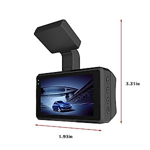 1080P Car Dash Cam with WiFi - Capture Clear and Detailed Footage, Front + Rear Car Dash Cam - Complete Coverage and Connectivity, Car Dash Cam with IPS Screen - Convenient Viewing and WiFi Access