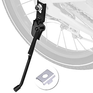 SEISSO Bike Kickstand for 18" Wheel Kids, Back Bicycle Kick Stand, Premium Steel Kick Stand Rest for 18 inch Wheel Bike Kickstands