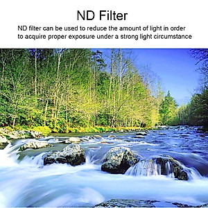 QKOO Neutral Density Filter ND4/8/16 Lens Filter Set for GoPro Hero 13 12 11 10 9 Black (Works with Media Mod) (Directly Replace The Standard Protective Lens On Your Camera)