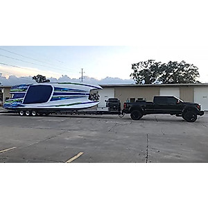 Bulletproof Hitches Trailer Hitch Pintle Attachment Rated to 36,000lbs (Solid Steel, Black Textured Powder Coat)