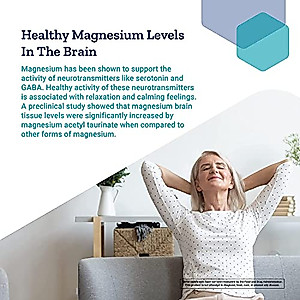 Life Extension Calm-Mag - Bioavailable Form of Magnesium Acetyl Taurinate Supplement for Relaxation and Stress Management - Gluten Free, Non-GMO, Vegetarian - 30 Capsules