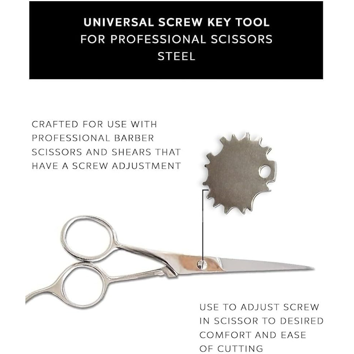 Universal Screw Key Tool for Scissors Shears by DreamCut