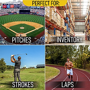 Digi 1st TC-890 Digital Tally Counter, Electronic Up Down Clicker Counter, Add/Subtract People Counter, Handheld Pitch Counter for Golf, Lap & Knitting (1-Pack)