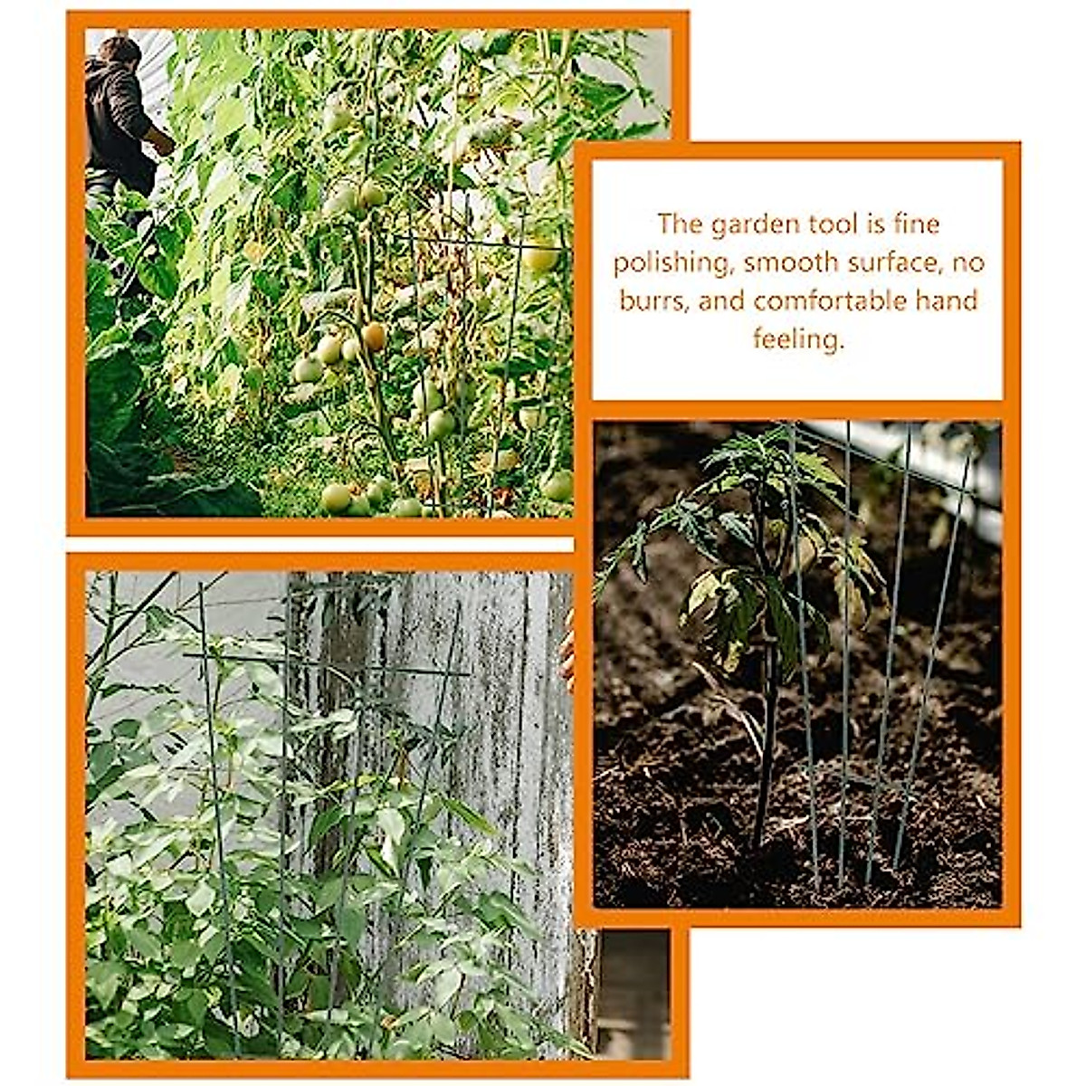 MAGICLULU House Plant Trellis for Potted Plants Plant Climbing Trellis 2pcs Iron Vine Climbing Support Rack Flower Garden Plant Stakes for Rose Vine Pea Ivy Cucumbers Flower Vegetables