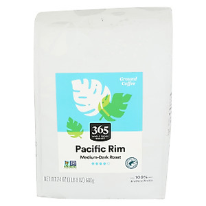 365 by Whole Foods Market, Coffee Vienna Roast Pacific Rim Ground Organic, 24 Ounce