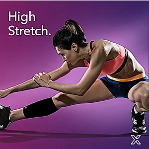 Body Helix Full Calf Support Brace for Calf Strain, Shin Splints, Tendonitis | Calf Injury Sleeve for Men and Women | HSA FSA Approved Calf Compression Shin Splint Sleeve (Black, Medium)