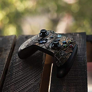 Skinit Decal Gaming Skin Compatible with Xbox One Elite Controller - Officially Licensed NFL Las Vegas Raiders Realtree AP Camo Design