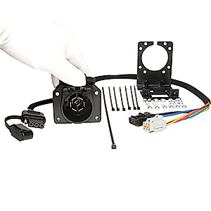 Oyviny 4 Way Flat and RV 7 Way Trailer Wiring Harness for Nissan Frontier 2005-2022/Nissan Xterra 2005-2015/Nissan Pathfinder 2005-2012/Suzuki Equator 2009-2012, Factory Tow Package Required