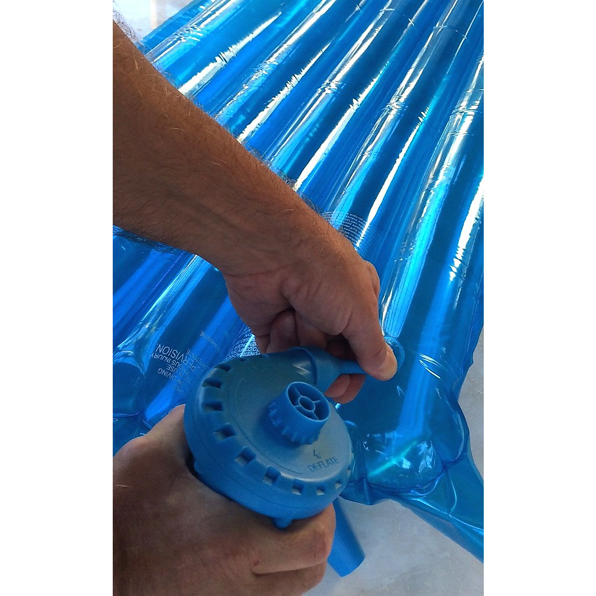 AIR PUMP for INFLATABLES - Fast Fill 1000 LPM Inflator Deflator, Portable Electric Air Pump with 3 Attach Nozzles - Inflatable Lake Floats, Pool Rafts, Toys, Air Mattress Bed, Blow Up Couch, Sofa