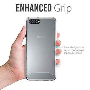 Honor View 10 / Honor V10 Case, TUDIA Full-Matte Lightweight [Arch S] TPU Bumper Shock Absorption Cover for Huawei Honor View 10 / Honor V10 (Frosted Clear)