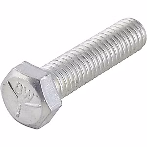 Global Industrial Hex Head Cap Screw, Electro-Galvanized Zinc, 3/8-16" x 1-1/2", Lot of 25