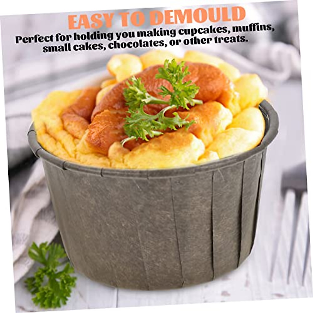 UPKOCH 150 pcs cupcake Paper Cake Xmas Holder Flamingo Heat Black Pudding For Liners Year Household Muffins New Ice Home Wrapper Cup Cuake Baking Wrappers Disposable Compact Pan