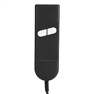 2 Button 5 Pins Hand Controller, Multiple Uses 2 Button 5 Pins Plug Connector Recliner Hand Control, Remote Replacement Part for Lift Chairs Electric Recliner, for 5-Pin 4-Core Sofa, Black