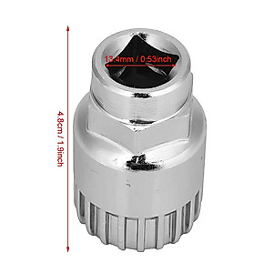 Alomejor Bike Wrench Bottom Bracket Kit Mountain Crank Removal Tool and Hole Spline Steel Professional Extractor Repair Kit