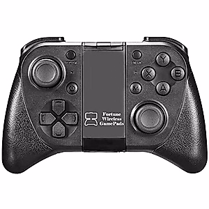 Fortune MFI Certified Wireless iPhone Gamepad Controller for iOS iPhone and iPad – Designed with Newly L3 + R3 Buttons, 8 Ways Joysticks Ergonomics iOS D-Pad, 4.5 oz Weight and One Inch Thickness
