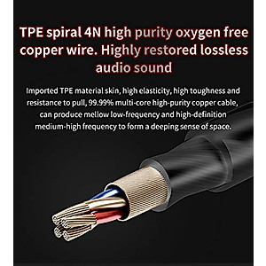 AMZTAN 3.5mm Wired Headphones in-Ear Sports Headset Music Earphones in-line Control with Mic Noise Cancelling Headsets for Gym Running Workout (Green)