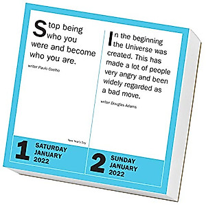 365 Smartest Things Ever Said! Page-A-Day Calendar 2022: An Inspiring Year of Positivity, Humor, Motivation, and Pure Brilliance.