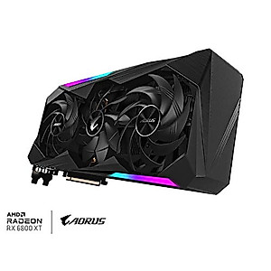 GIGABYTE AORUS Radeon RX 6800 XT Master 16G Graphics Card, MAX-Covered Cooling, 16GB 256-bit GDDR6, GV-R68XTAORUS M-16GD Video Card