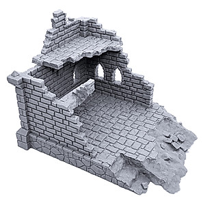 EnderToys Ulvheim Ruins by Terrain4Print (Set B), 3D Printed Tabletop RPG Scenery and Wargame Terrain for 28mm Miniatures