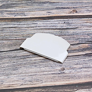 SING F LTD 2PCS Replacement Battery Door Covers Cases Protectors Compatible with Sony PSP 2000 2003 2004 3000 3003 3004 White Plastic Console Accessories