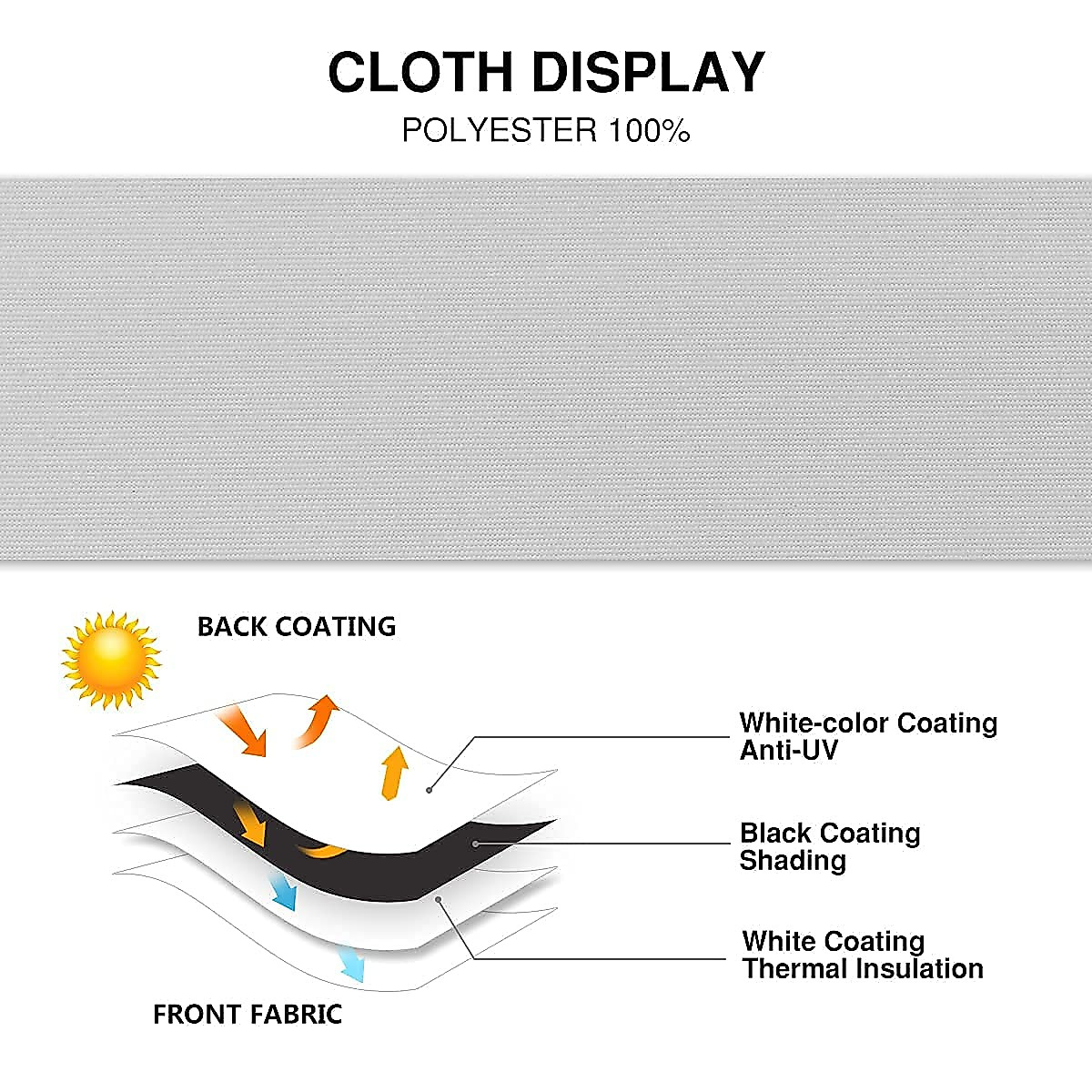 Persilux Roller Window Shades Cordless Window Blinds (37" W x 72" H, Light Grey) 100% Blackout Roller Shades UV Protection Energy Saving Shades for Home, Bedroom and Office, Easy to Install