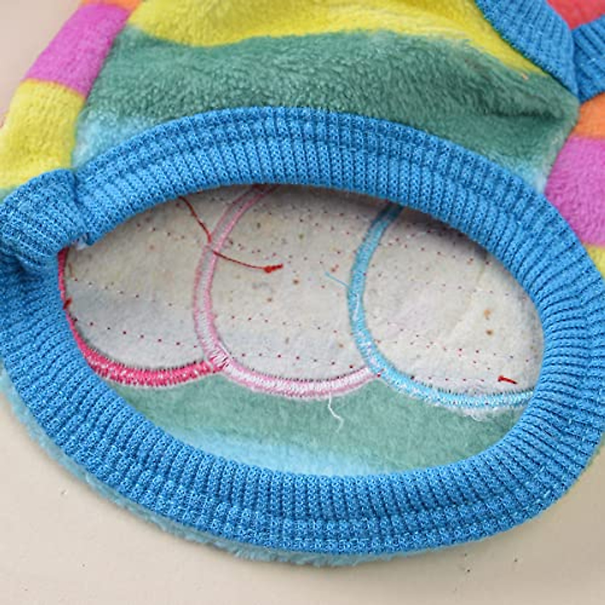 2pcs Vest T Caterpillar Dog Animals Chihuahua Small XXS Rabbit T- Shirt Cartoon Flannel Pet French Puppy Ferret Bunny for Warm Size - Outfit Shirt, Clothes Dogs Fleece